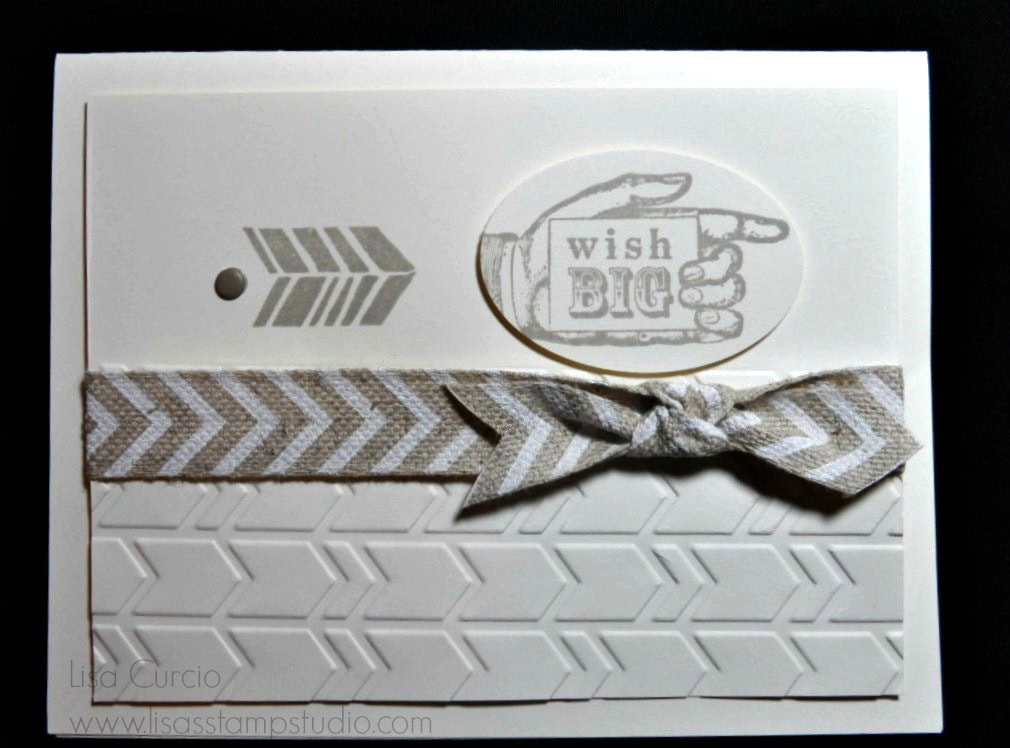 Chevron Wishes - Lisa's Stamp Studio