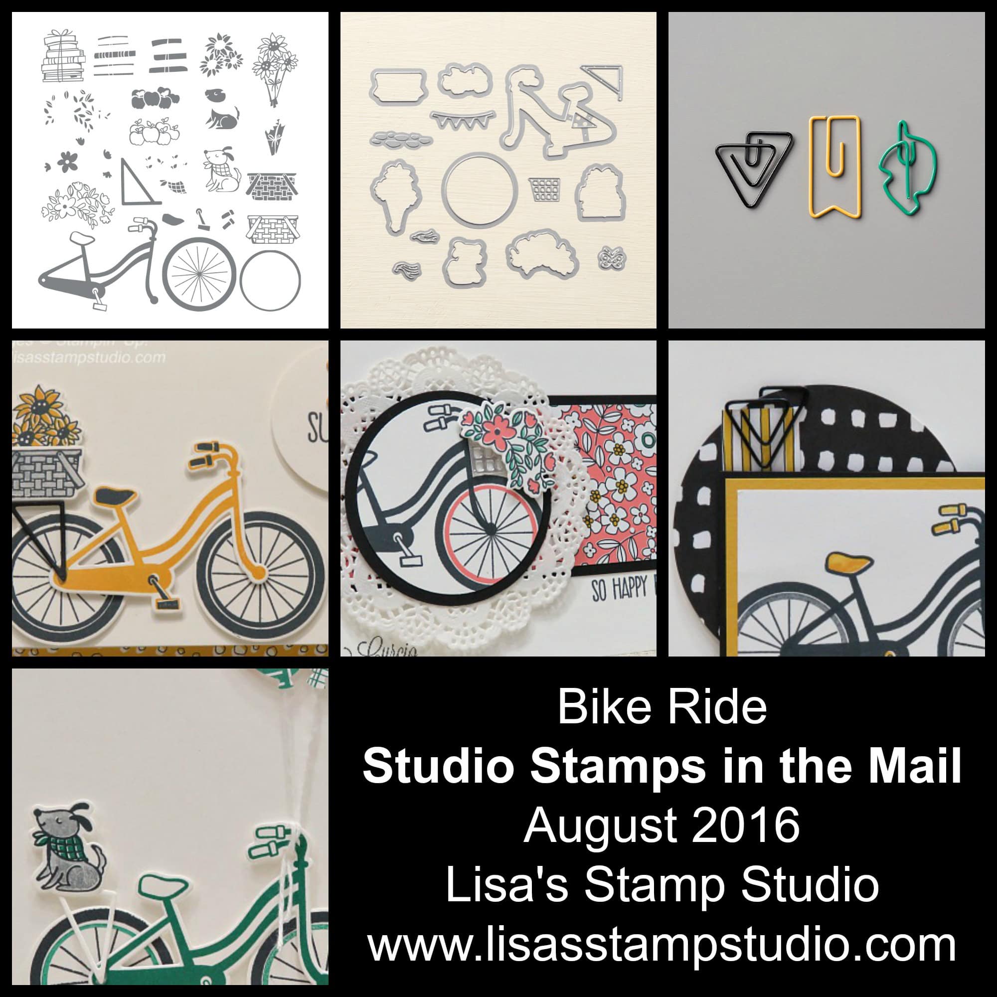 It's Time for a Ride - August's Studio Stamps in the Mail - Lisa's ...