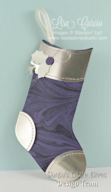 Stocking Gift Card Holder Tutorial - Lisa's Stamp Studio