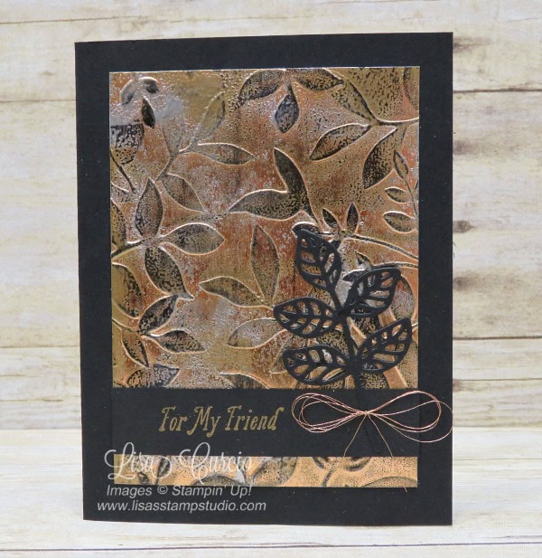 Tarnished Foil Technique - Lisa's Stamp Studio