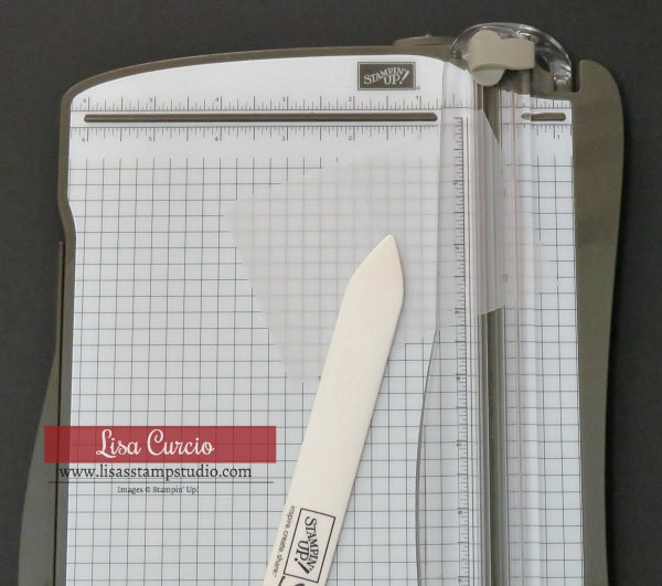 Paper Crafting Scoring Tip - Lisa's Stamp Studio