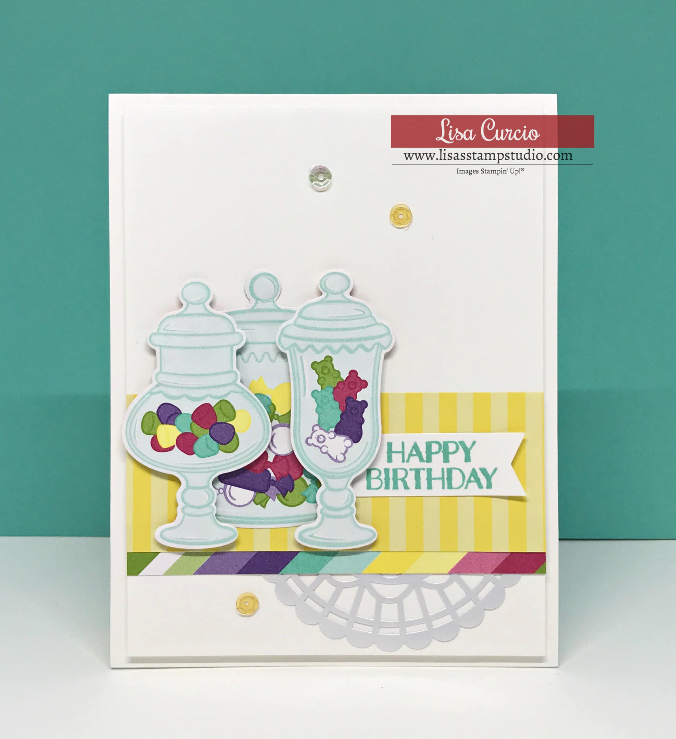 Zero Calories Makes the Sweetest Thing Greeting Card - Lisa's Stamp Studio