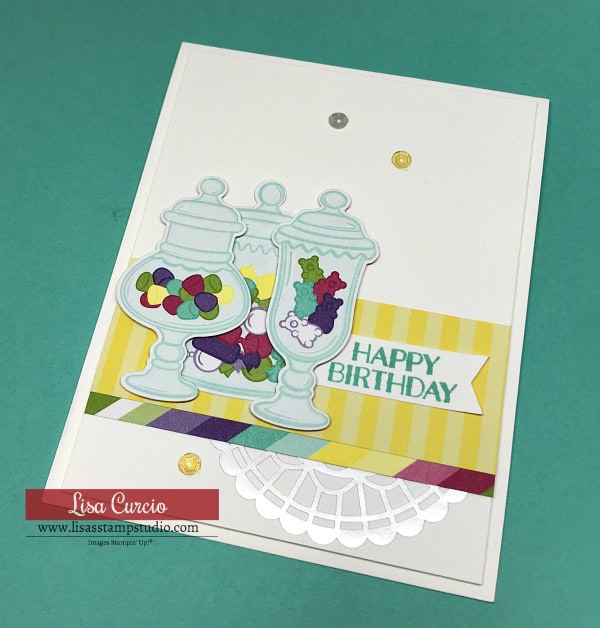 Zero Calories Makes the Sweetest Thing Greeting Card - Lisa's Stamp Studio