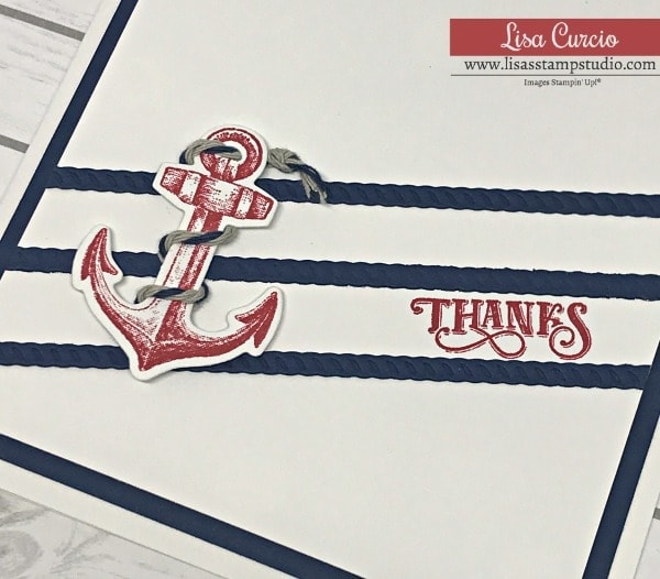 How to Make a Masculine Thank You Card in Minutes