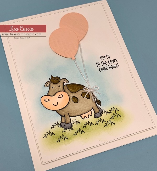 Birthday Greeting Card Will Have You Saying Cow Cute! | Lisa Curcio