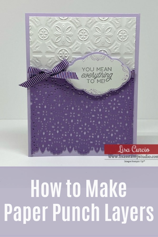 How to Use a Shaped Paper Punch for Layered Greetings