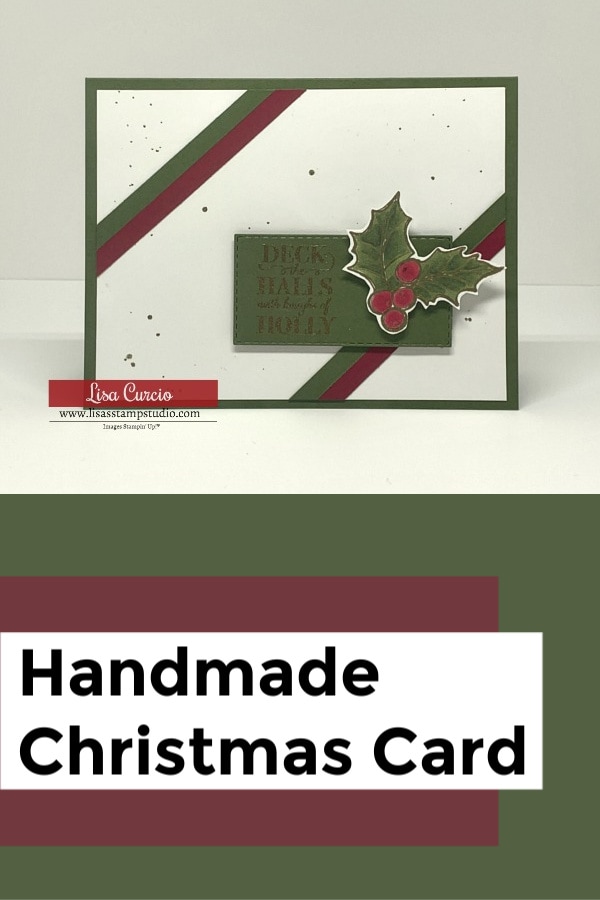 Handmade Christmas Card with Some Delightful Techniques