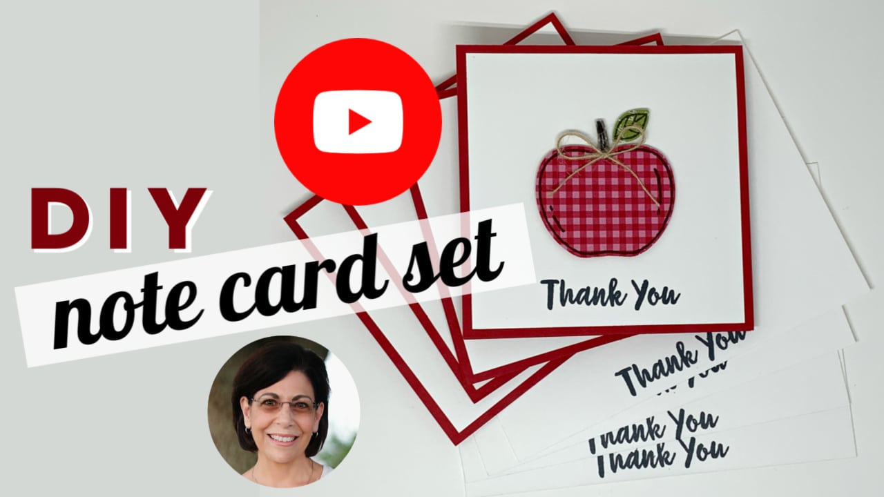 Cheerful Note Card Set You Can Make | Great Teacher Gift