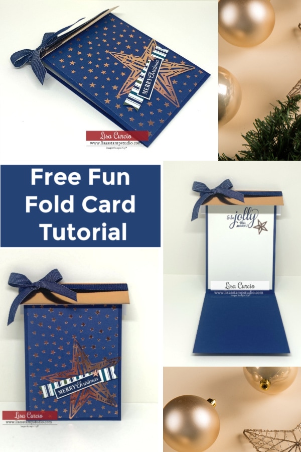 A Drop Down Fun Fold Card You Won't Want to Miss - Lisa's Stamp Studio