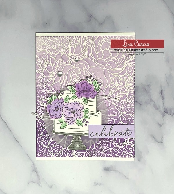 How to Create Beautiful Card Backgrounds With Ink - Lisa's Stamp Studio