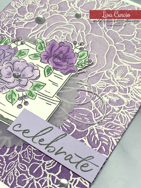 How to Create Beautiful Card Backgrounds With Ink - Lisa's Stamp Studio