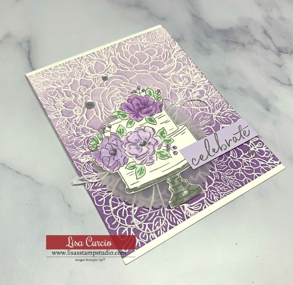 How to Create Beautiful Card Backgrounds With Ink - Lisa's Stamp Studio