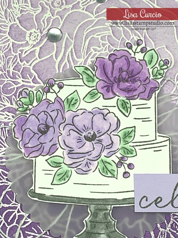 How to Create Beautiful Card Backgrounds With Ink - Lisa's Stamp Studio