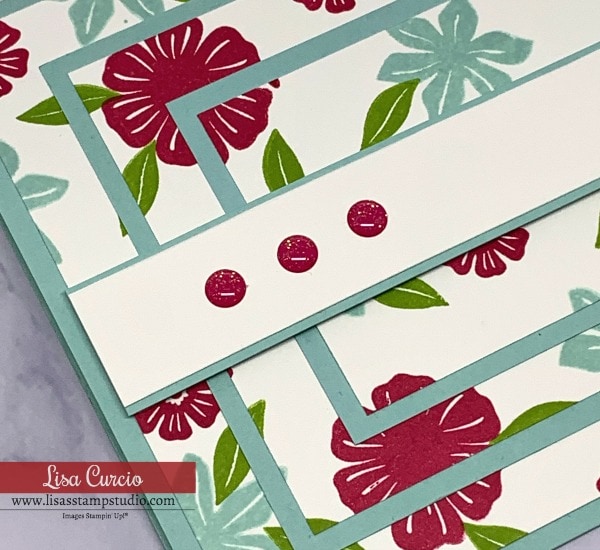 A Creative Simple Card You Can Easily Duplicate - Lisa's Stamp Studio