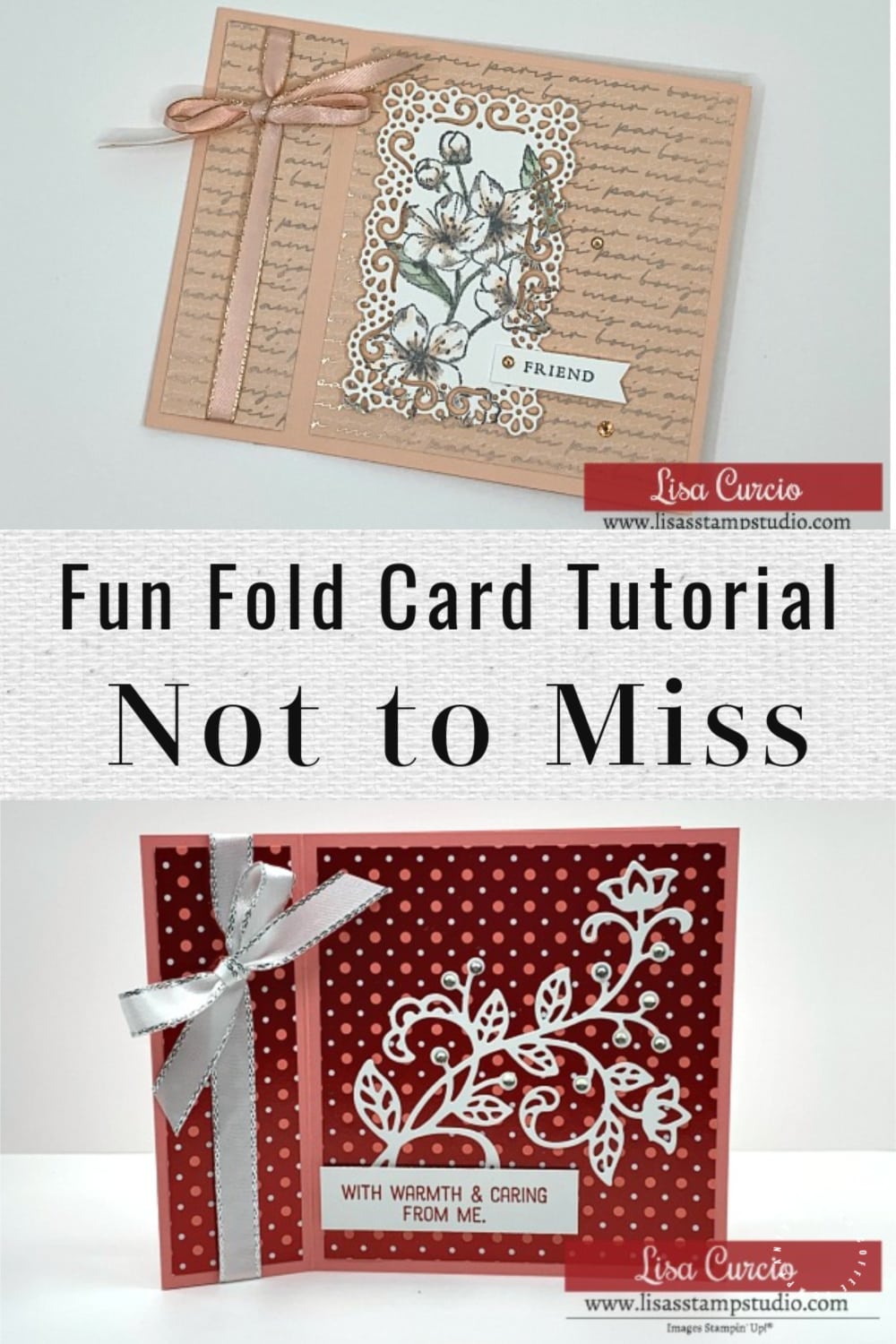 A Simple Fun Fold Card Full of Creative Ideas - Lisa's Stamp Studio