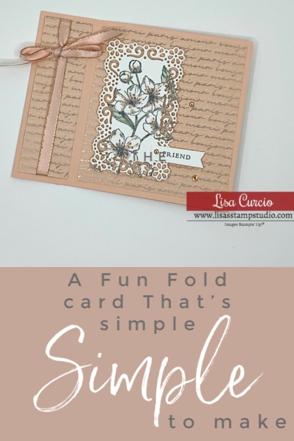A Simple Fun Fold Card Full of Creative Ideas - Lisa's Stamp Studio