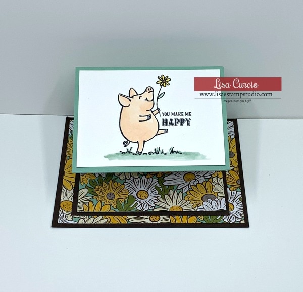 How to Make a Gift Card Holder with a Fancy Fold - Lisa's Stamp Studio