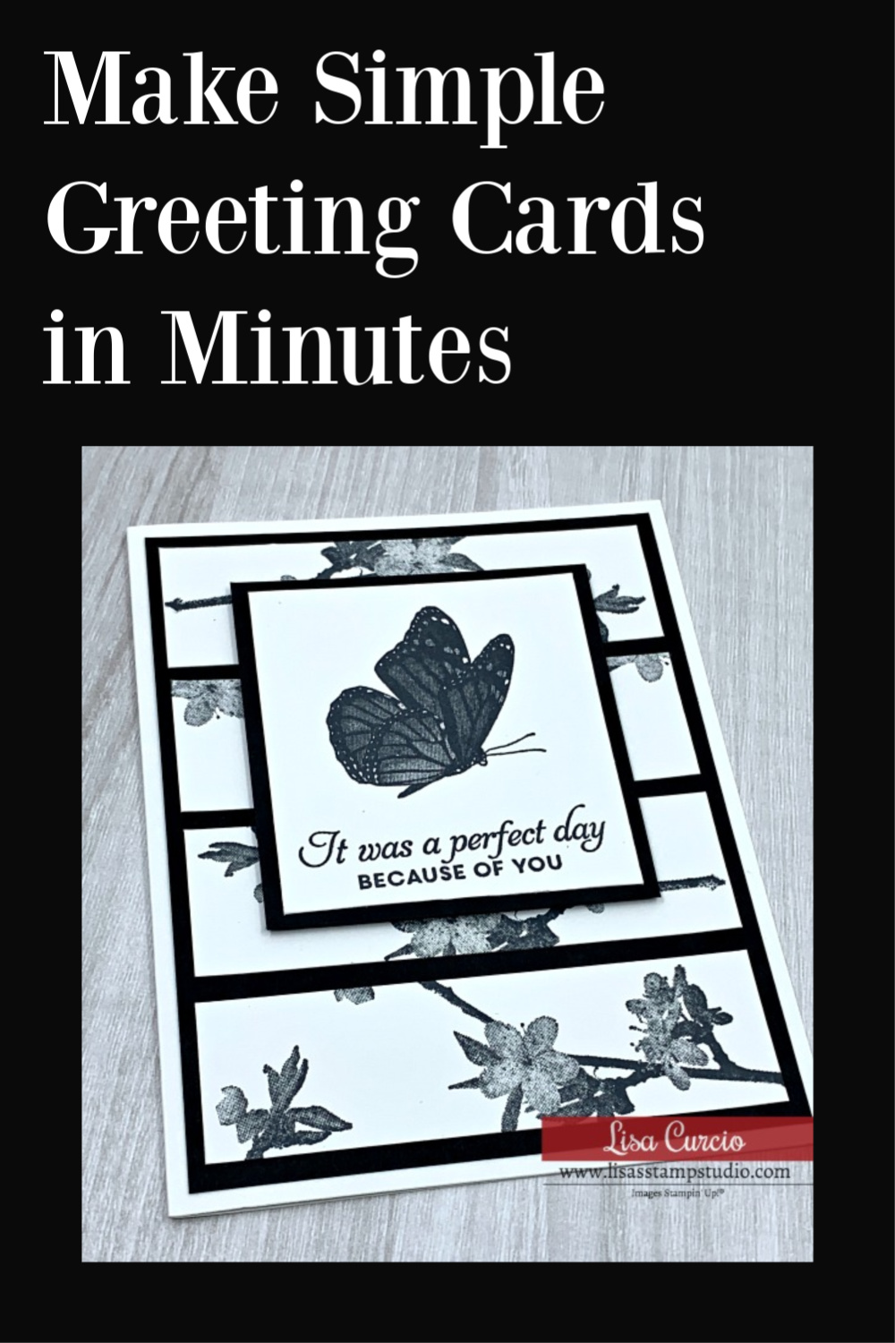 Make Simple Greeting Cards with Paper, Ink & a Few Minutes