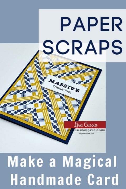 Paper Scraps Work Like Magic for this Easy Handmade Card