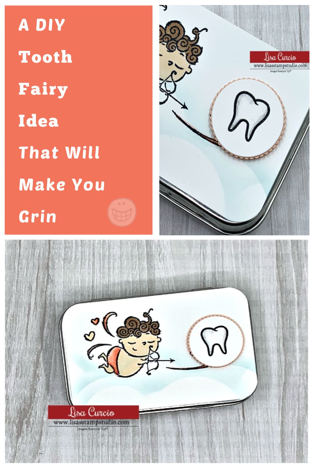 A DIY Tooth Fairy Idea That Will Make You Grin - Lisa's Stamp Studio