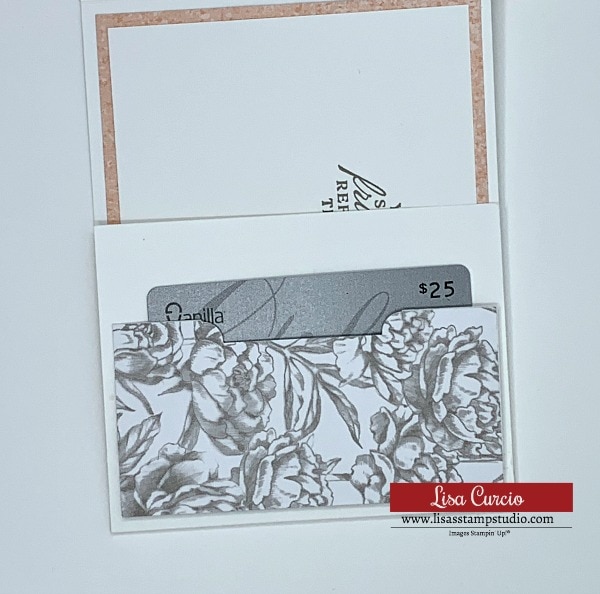 Make an Easy Gift Card Fun Fold They'll Love - Lisa's Stamp Studio