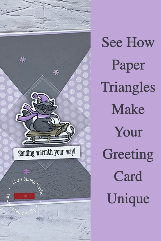 Paper Triangles Make a Unique Greeting Card | Handmade Card Ideas