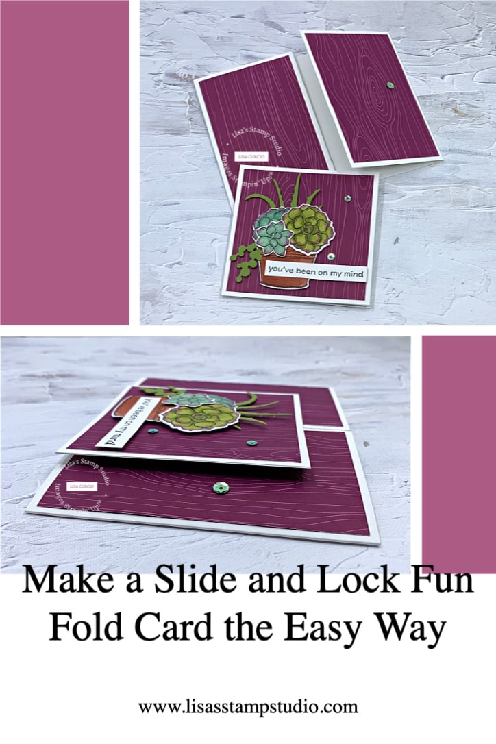 How to Make a Slide and Lock Fun Fold Card That Will Be Impressive