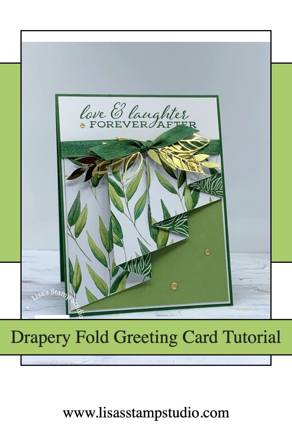 A Drapery Fold Card: How to Make a Fabulous Greeting Card That's Easy