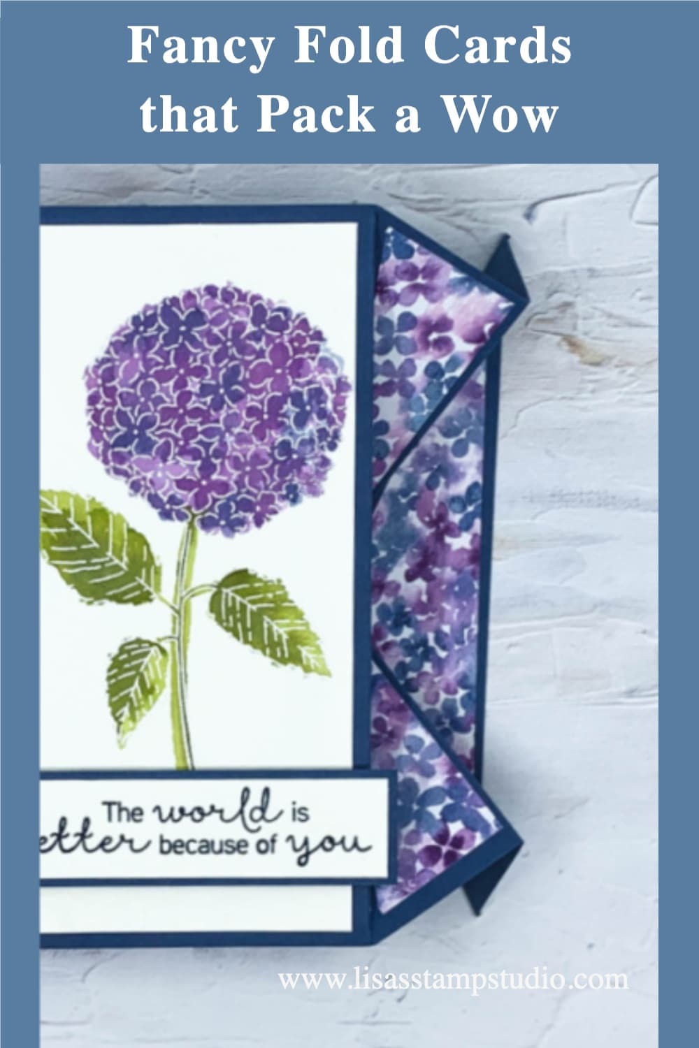 Double Fan Fold Card Tutorial That is Celebrity Worthy