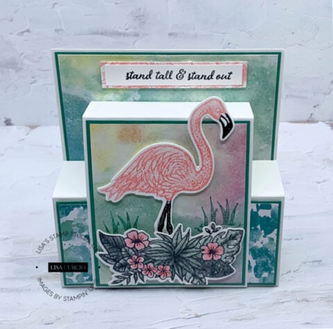 Step Panel Card for a Fabulous Happy Birthday Surprise