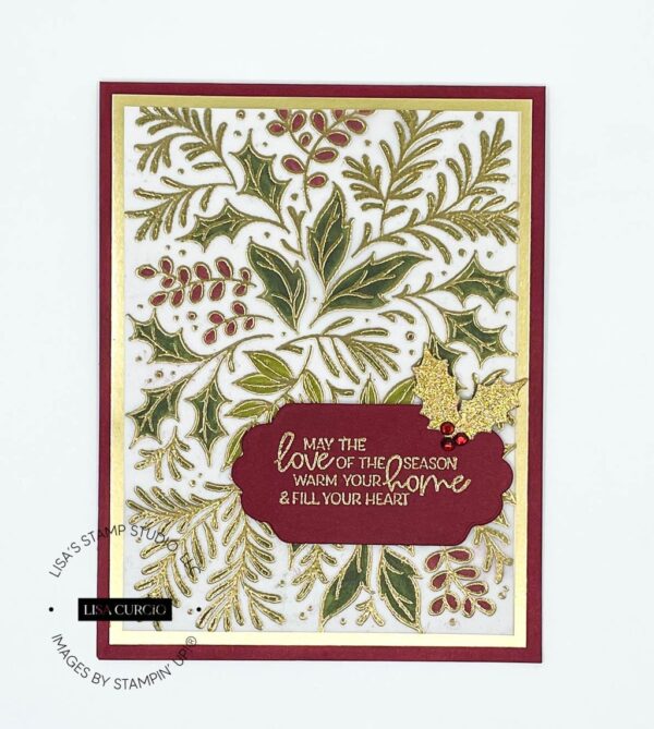 5 Card Making Ideas Using Vellum - Lisa's Stamp Studio