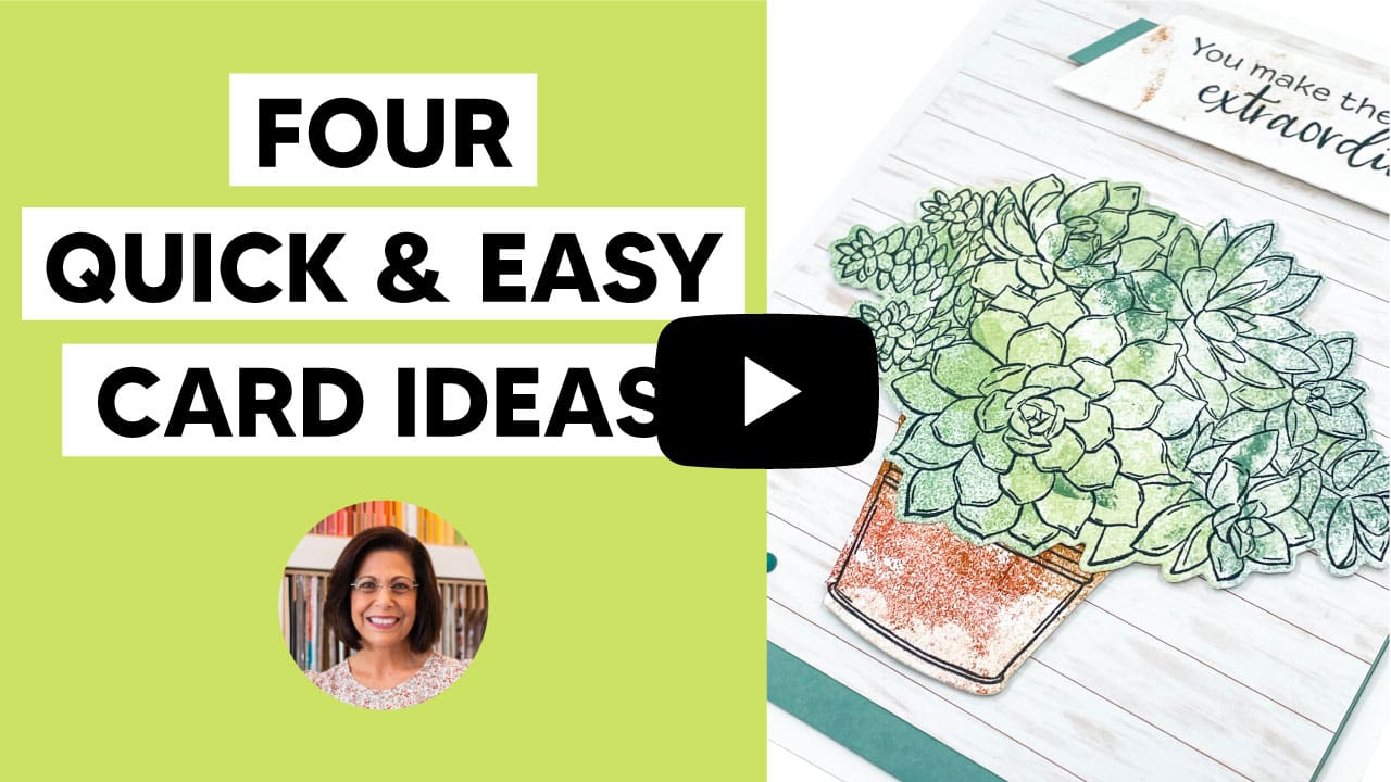 4 Quick & Easy Handmade Card Ideas - Lisa's Stamp Studio | DIY Cards