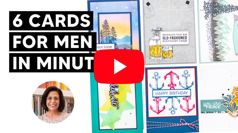 Make 6 Handmade Cards for Men in Minutes That Will Impress