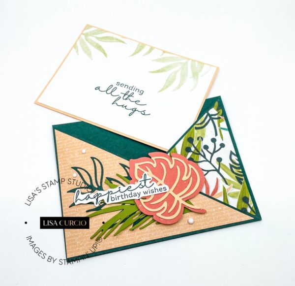 Create A Fun Fold Ocean Card With Lisa Curcio of Lisa's Stamp Studio