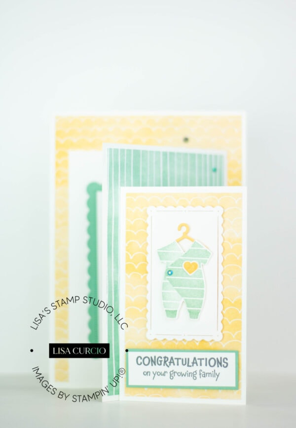 Make an Incredible Handmade Baby Card | New Full Size Z Fold