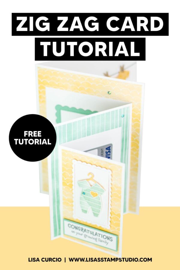 Make an Incredible Handmade Baby Card | New Full Size Z Fold