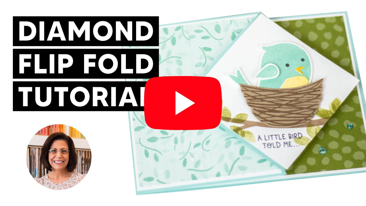 Make a Fun Fold Birthday Card With a Pivot - Lisa's Stamp Studio