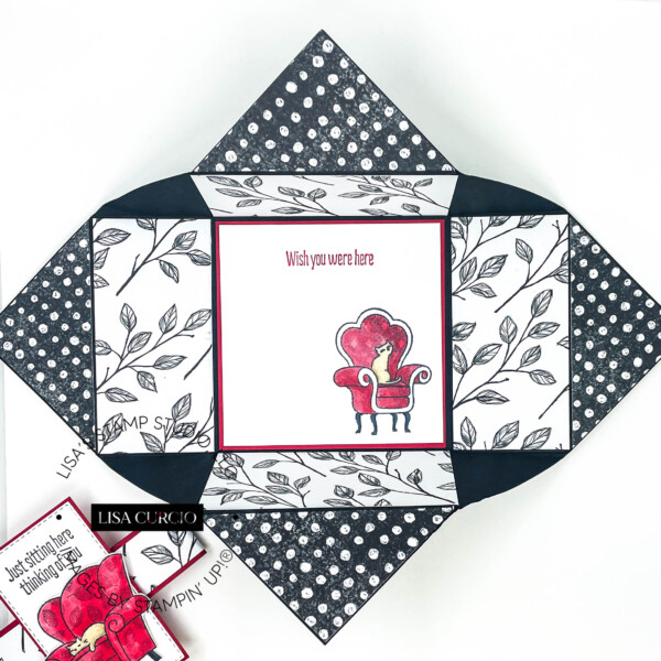 DIY Diagonal Explosion Card with NEW Stampin' Up! Products - Lisa's ...