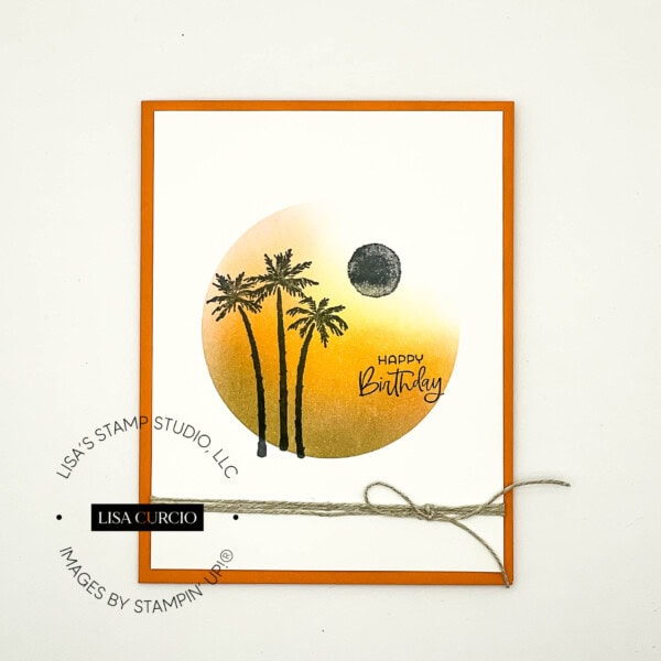 Easy 5 Minute Cards for Men with Die Cuts and Masking - Lisa's Stamp Studio