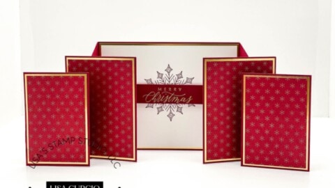 Dazzle Them with this Exquisite Gate Fold Accordion Christmas Card