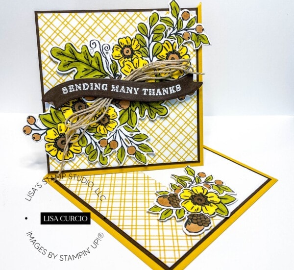 Create a Rotating/Twisted Easel Card for Christmas or Fall - Lisa's ...