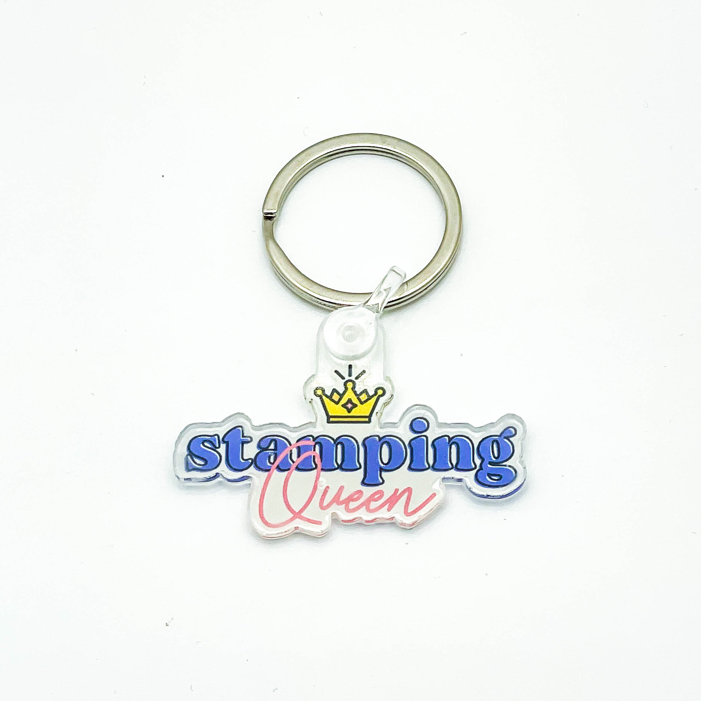 Stamping Queen Acrylic Keychain - Lisa's Stamp Studio