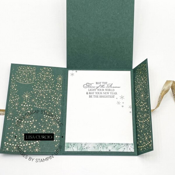 Easy and Unique DIY Handmade Christmas Card - Lisa's Stamp Studio