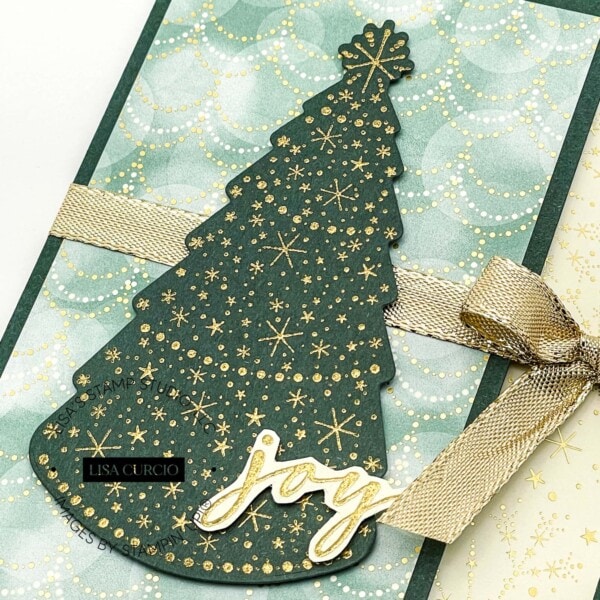 Easy and Unique DIY Handmade Christmas Card - Lisa's Stamp Studio