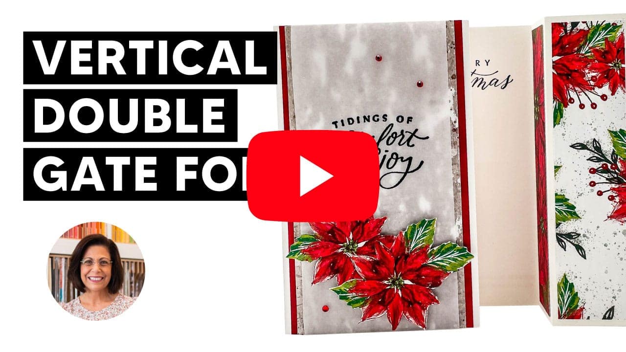 Make a Stunning Christmas Vertical Panel Card Using Designer Paper