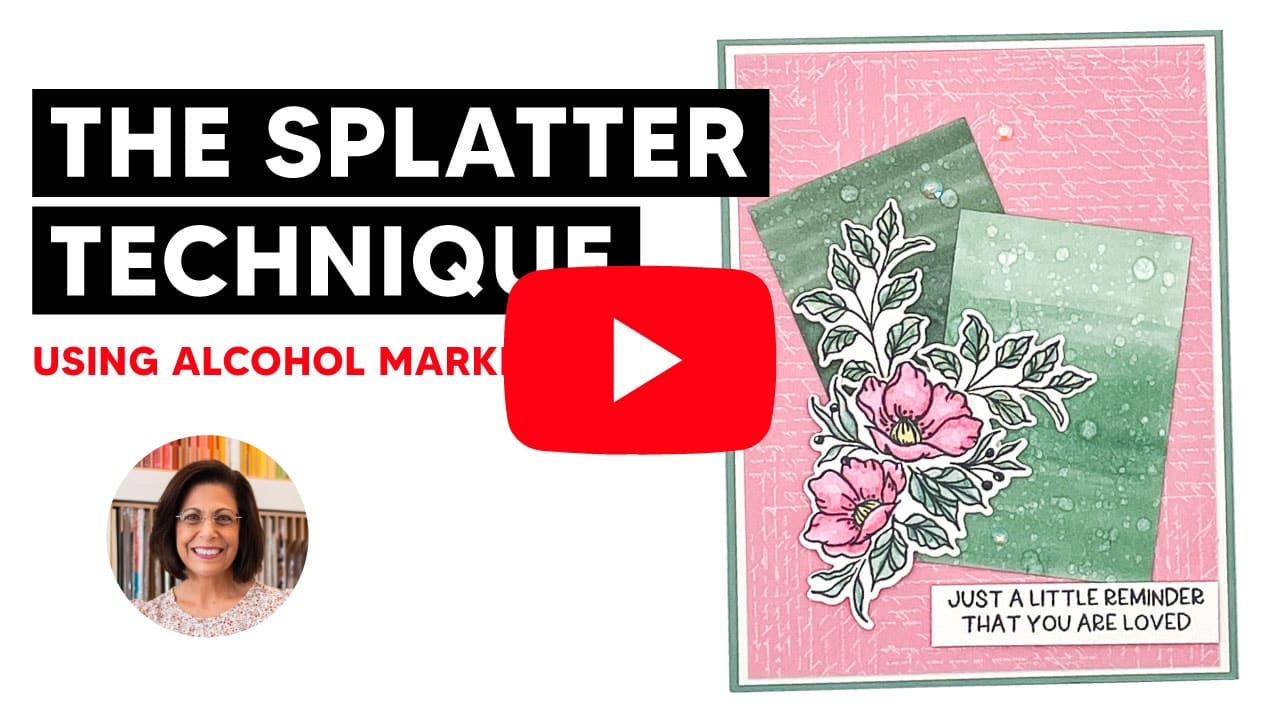How to Make an Amazingly Easy Alcohol Marker Card Background