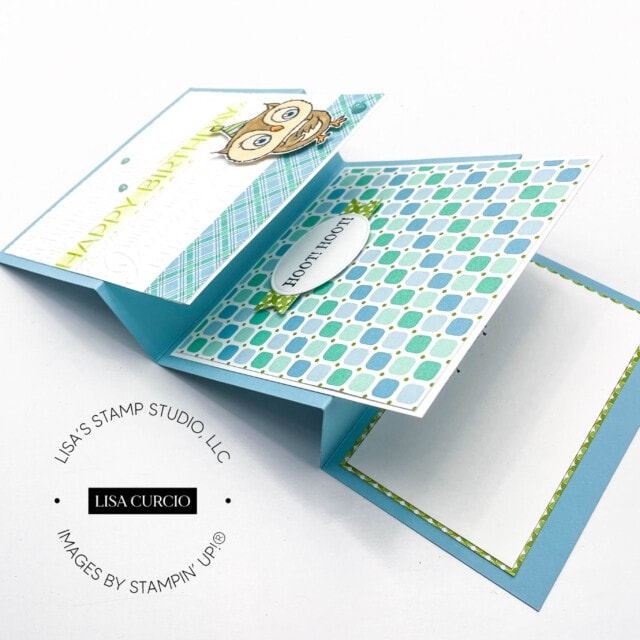 Have Fun Making a Tri-Fold Accordion Card With These Easy Steps - Lisa's Stamp Studio