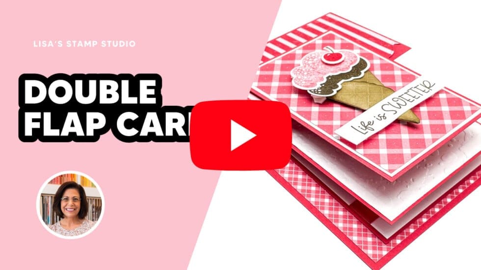 Double Flap Fun Fold Card for Anniversary or as a Thank You!