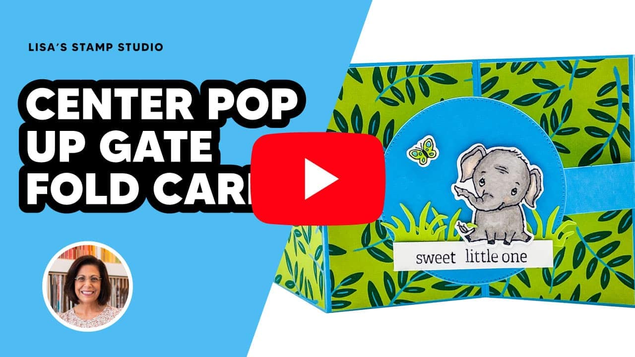 How to Make an Easy Pop Up Gatefold Card in Minutes! - Lisa's Stamp Studio