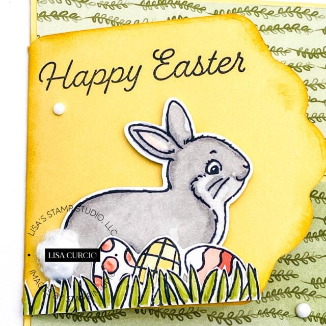 DIY Easter Card with a Partial Die Cut and a Double Gate Fold - Lisa's ...